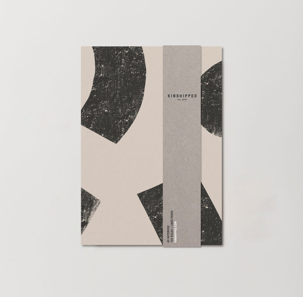Abstract Shapes Notebook – Bright and Blissful